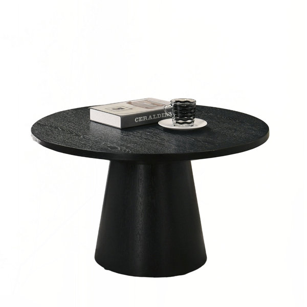Brayden Studio® Modern Contemporary Style Round Coffee Table Cone Shape ...